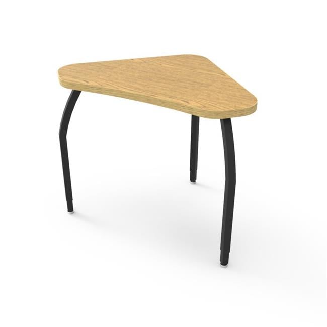 Elo Connect 4 Desk, Fusion Maple Laminate & Banding with 3 Adjustable ...