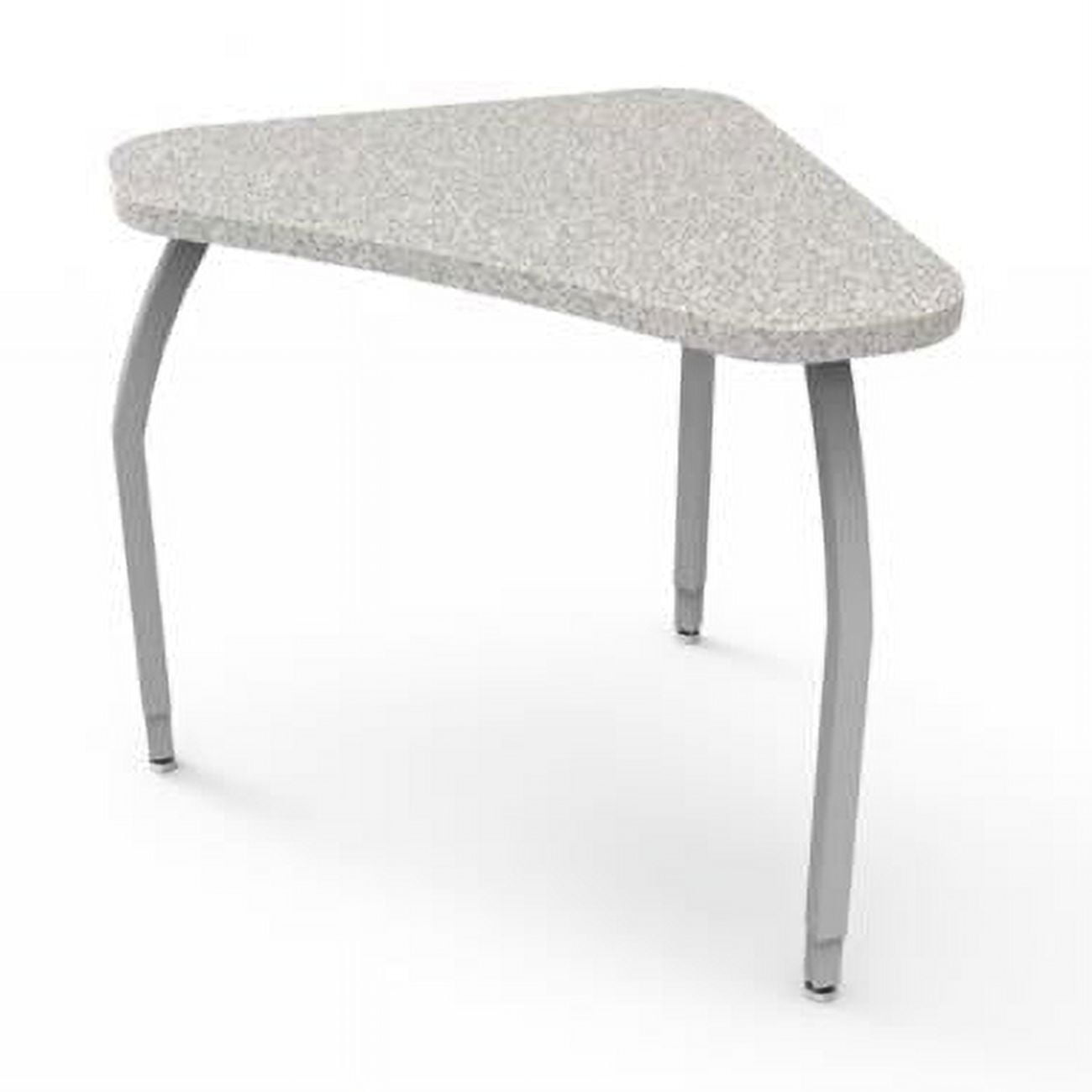 Elo Connect 4 Desk, Grey Nebula Laminate & Banding with 3 Adjustable ...