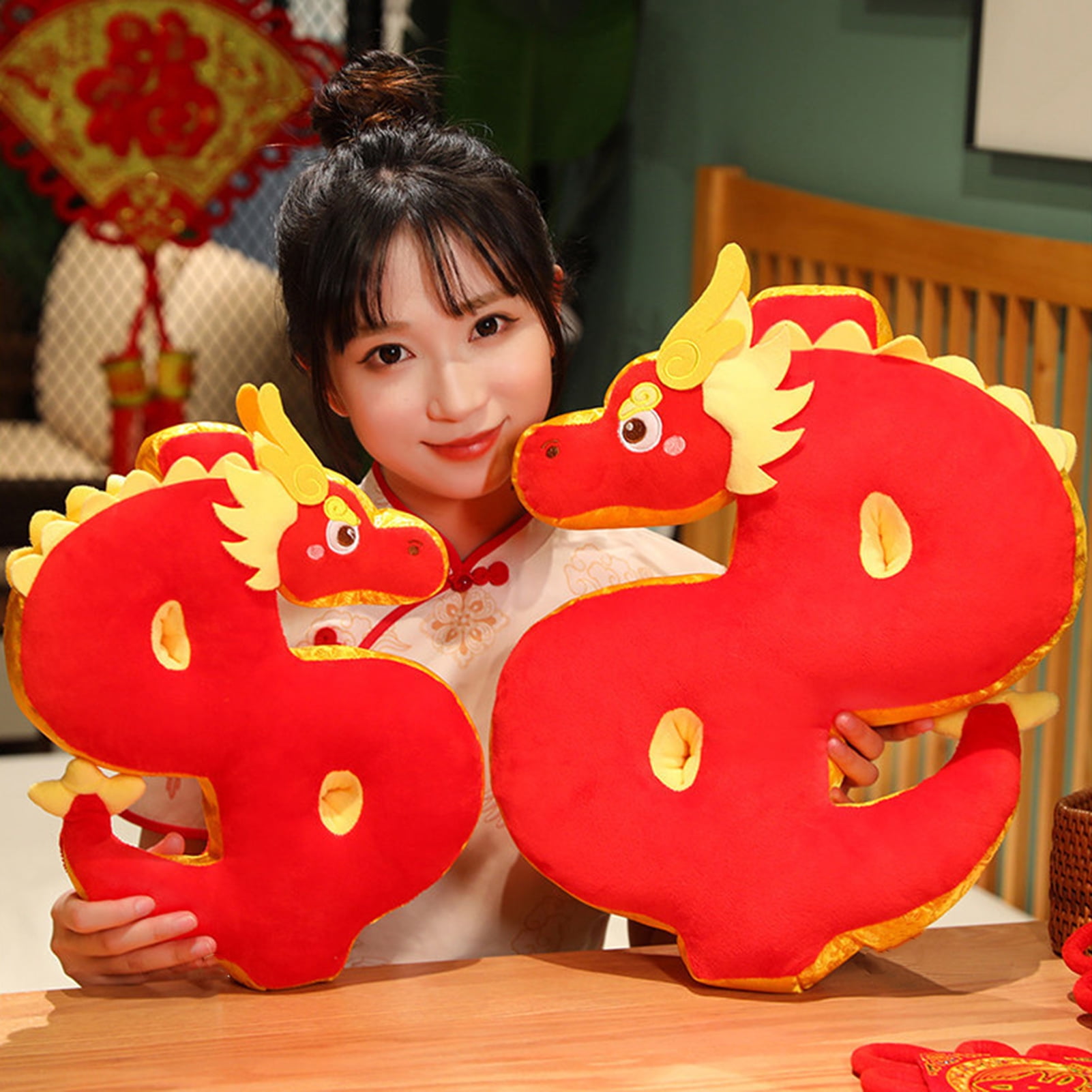 Elodia Dragon Plush Toy 2024 Lunar New Year Stuffed Doll Toy Chinese ...
