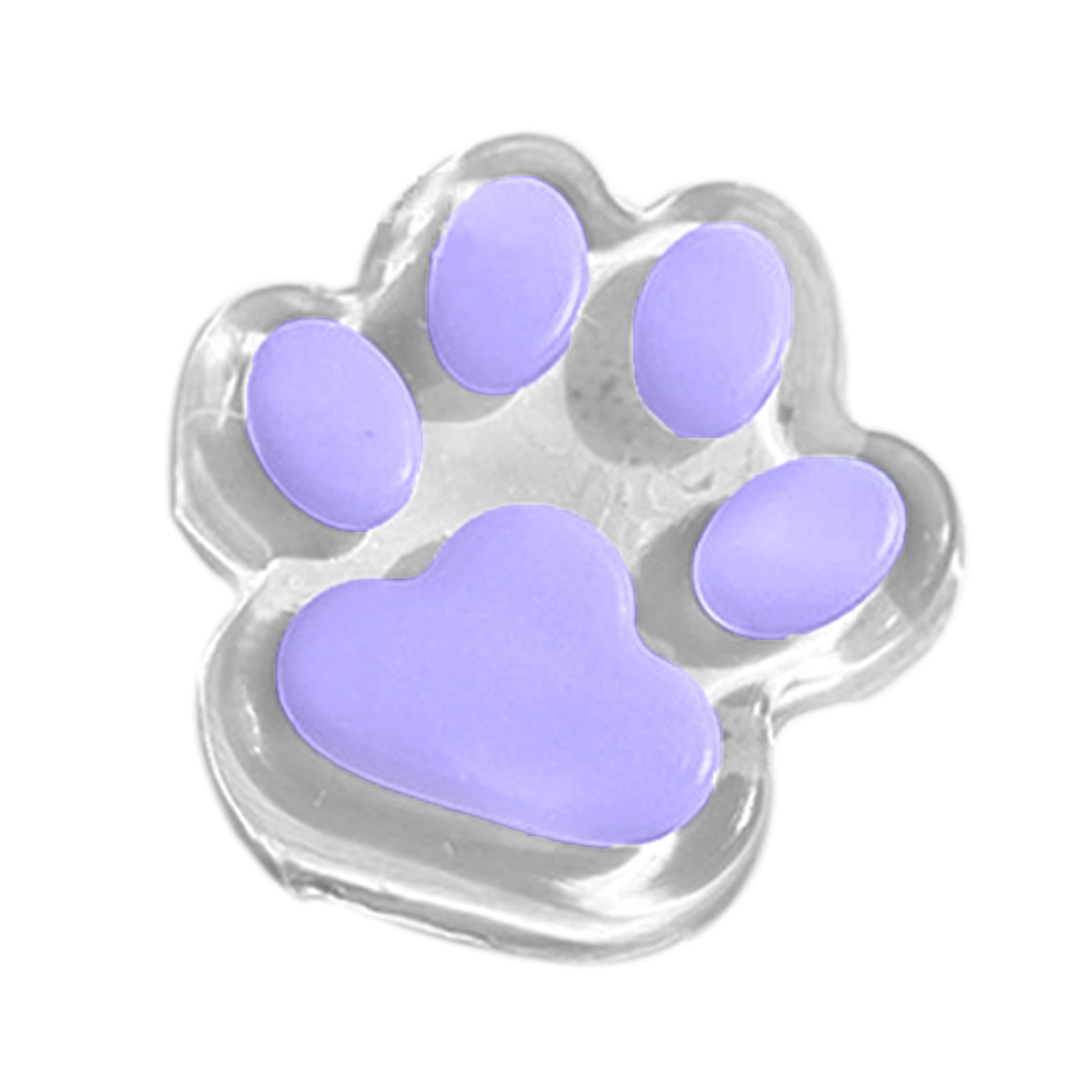Elodia Jumbo oversized transparent cat paw pinch super soft sticky slow ...