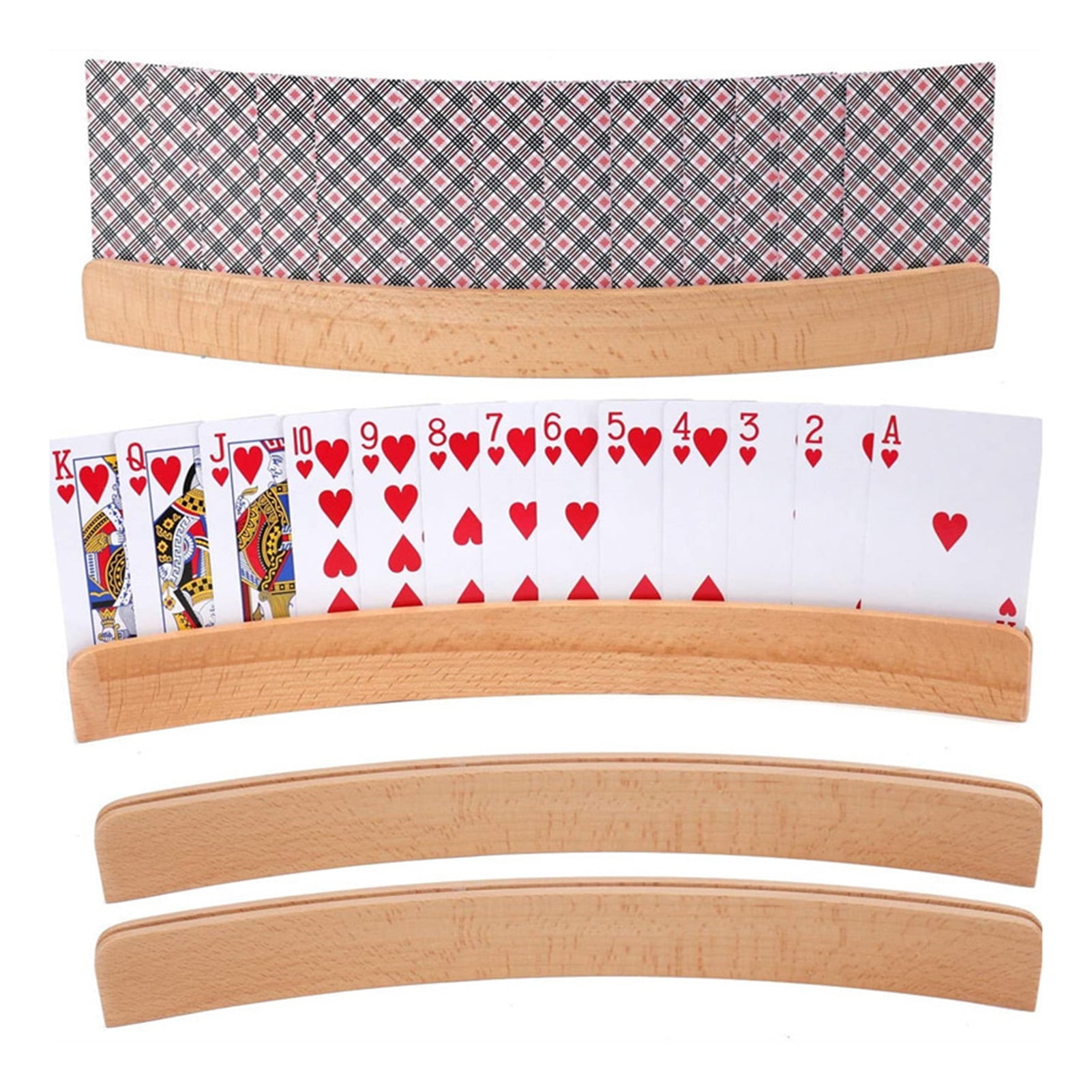 Elodia Poker Card Stand High Stability Smooth Edge Curved Shape Non ...