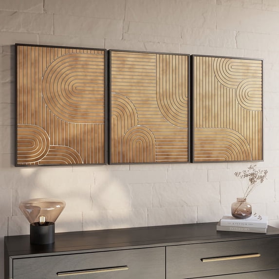 Elodie Modern Contemporary Wood Wall Panels - Walmart.com