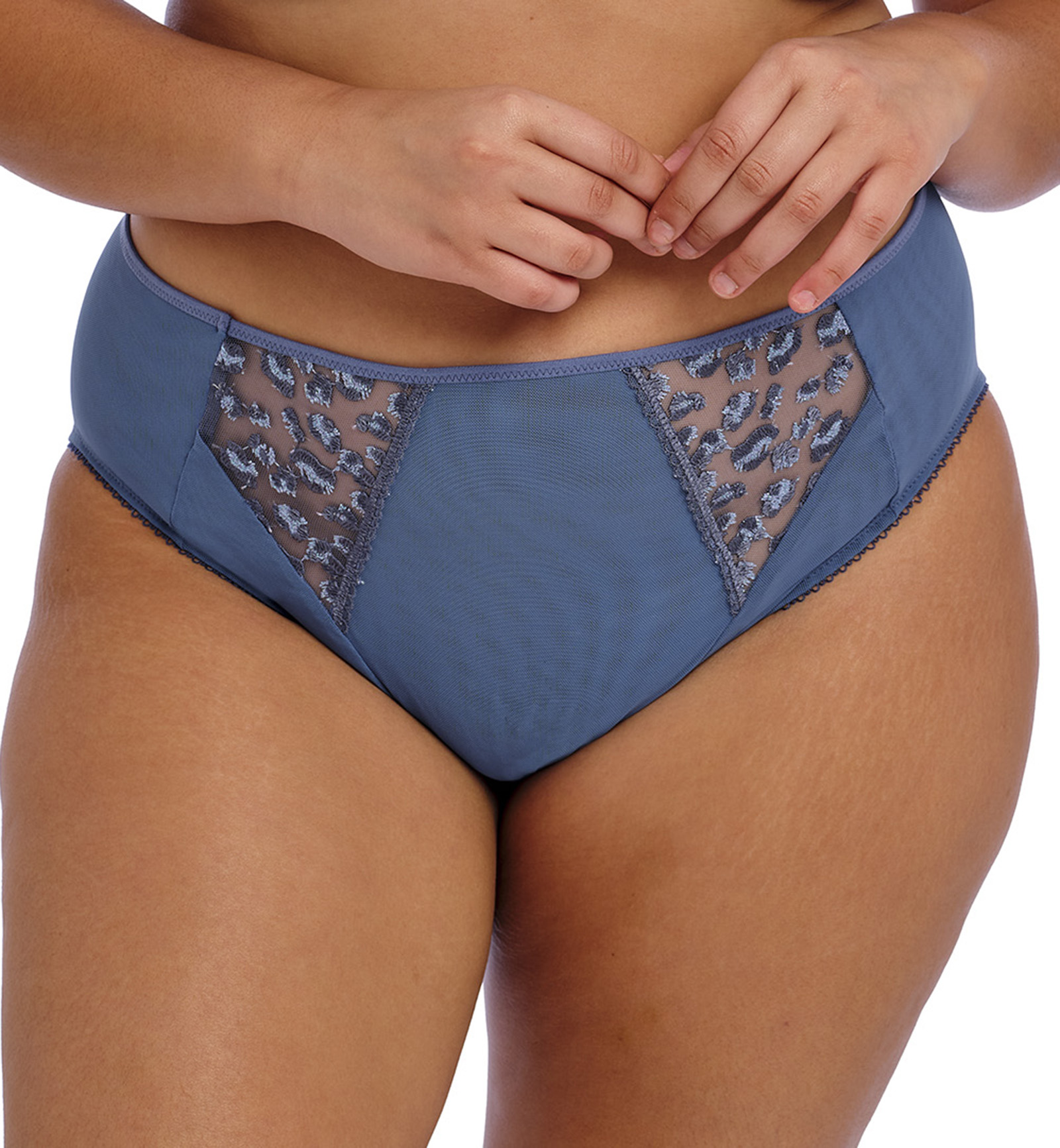 Elomi Namrah High Leg Brief Panty (301353),Medium,Stonewash - Walmart.com