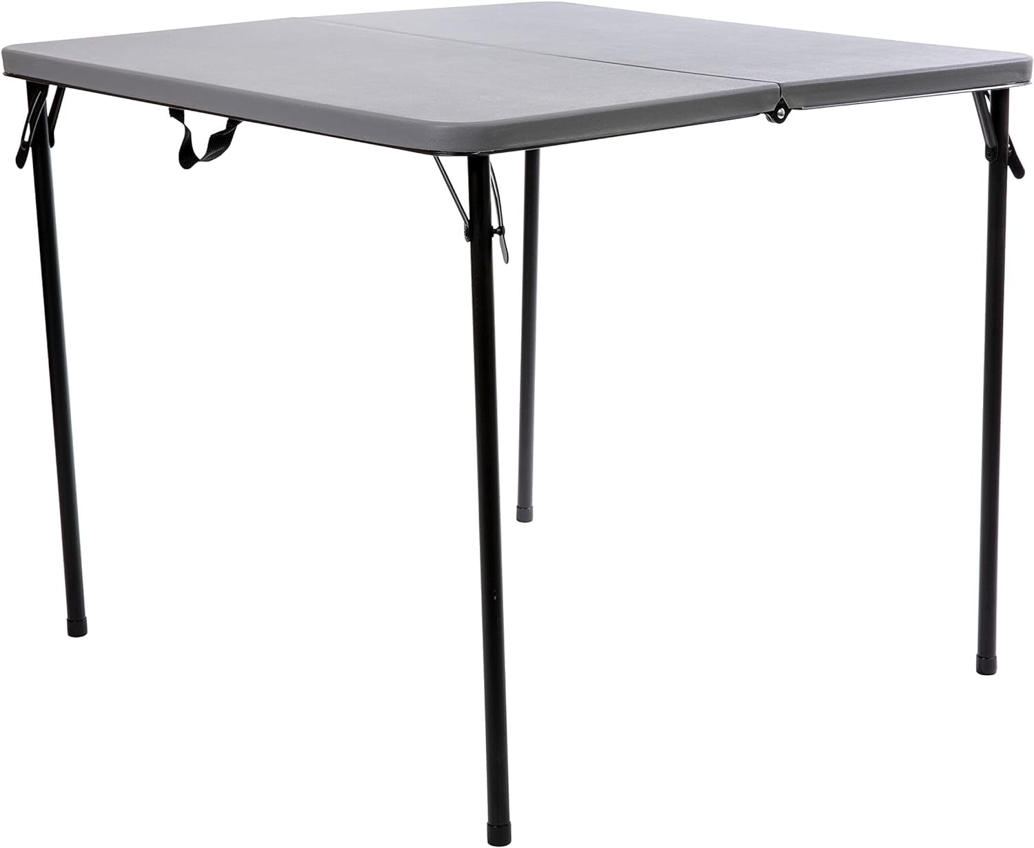 Elon 2.85' Square Plastic Folding Event Table for Indoor/Outdoor Events ...