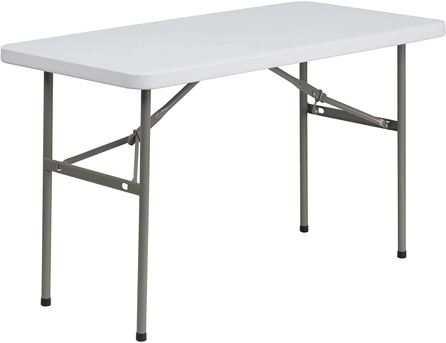 Elon 4' Rectangular All-Occasion Plastic Folding Event Table, Folding ...