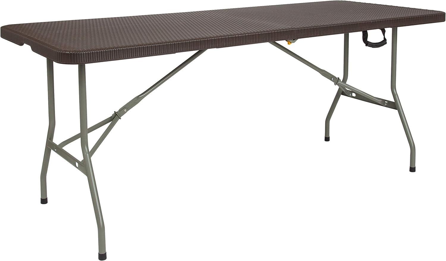 Elon 6' Rectangular All-Occasion Plastic Folding Event Table Foldable ...
