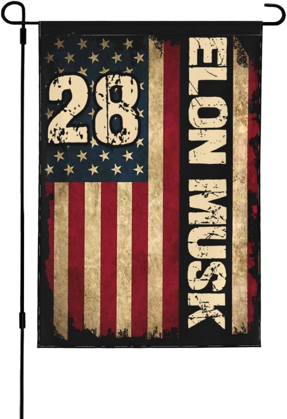 Elon Musk 2028 flags Elon-Musk For President 12x18 Garden Flag Double ...