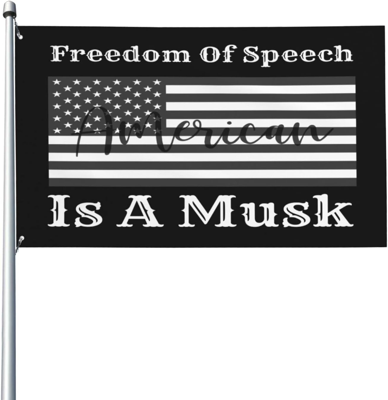 Elon Musk Flag - 3x5 Ft Outdoor Garden Decor Yard Flag, Black, 36 ...
