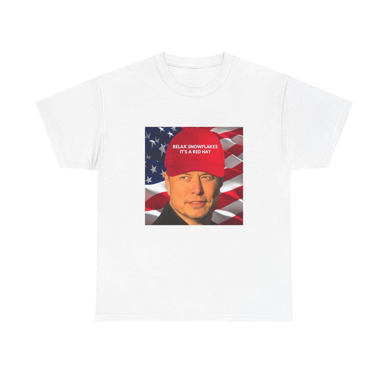 Elon Musk red hat ,Supports to Save Democracy ,Dark MAGA Rally Shirt ...