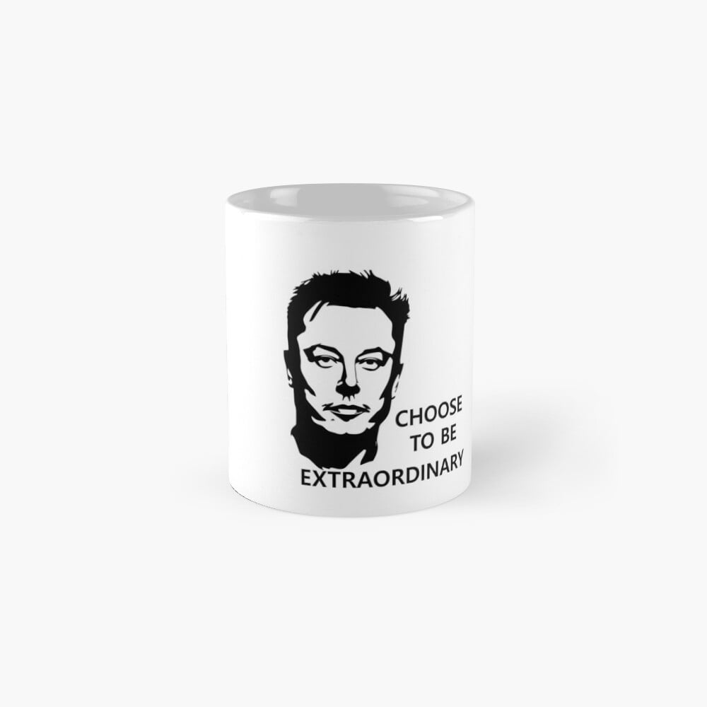 Elon Musk - tesla bumper Classic Mug - Walmart.com