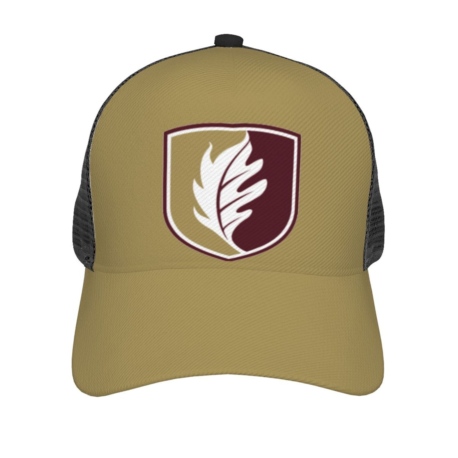 Elon University Logo Curved Brim Mesh Baseball Cap Casual Sun Hat For ...