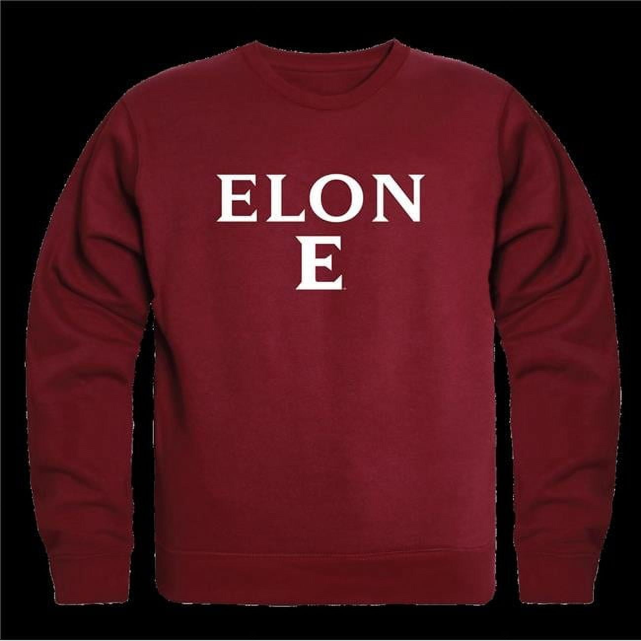 Elon University Phoenix Seal Crewneck Sweatshirt, Maroon - Small ...