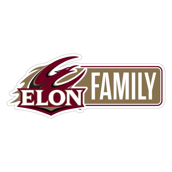 Elon University Proud Family Die Cut Decal Officially Licensed ...