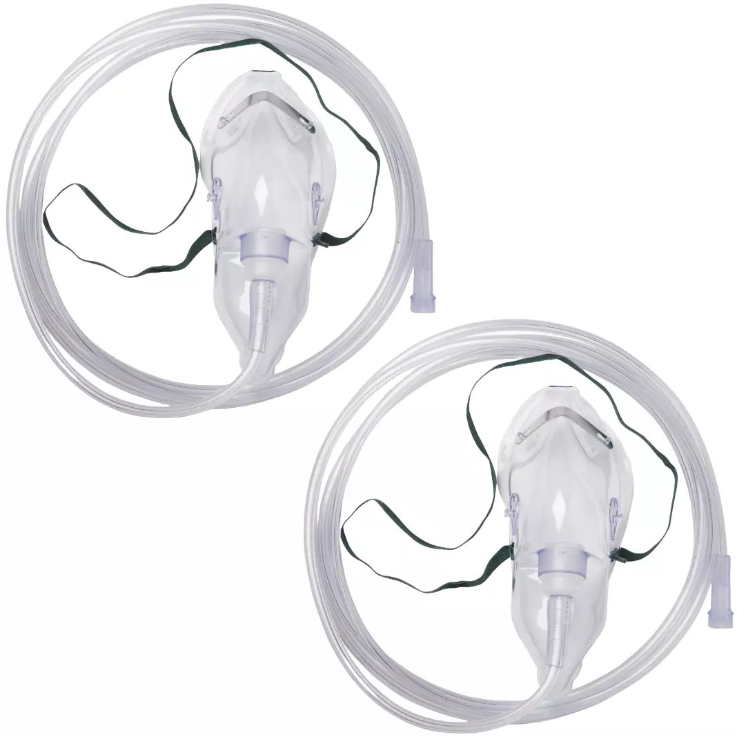 Elongated Pediatric Oxygen Mask With Medium Concentration & 7' Tubing ...