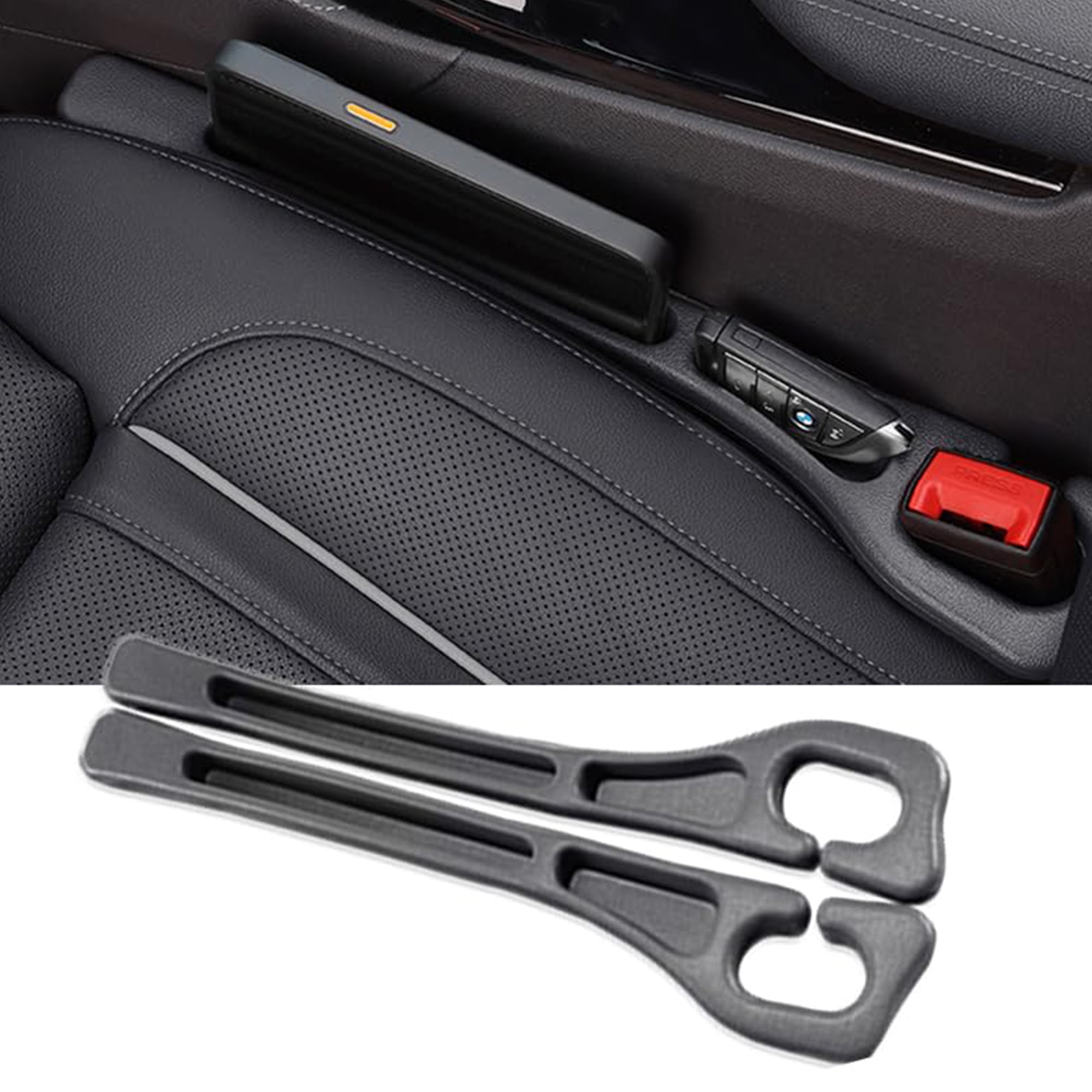 Elook Car Seat Gap Filler Organizer Universal Fit Car SUV Truck Console ...
