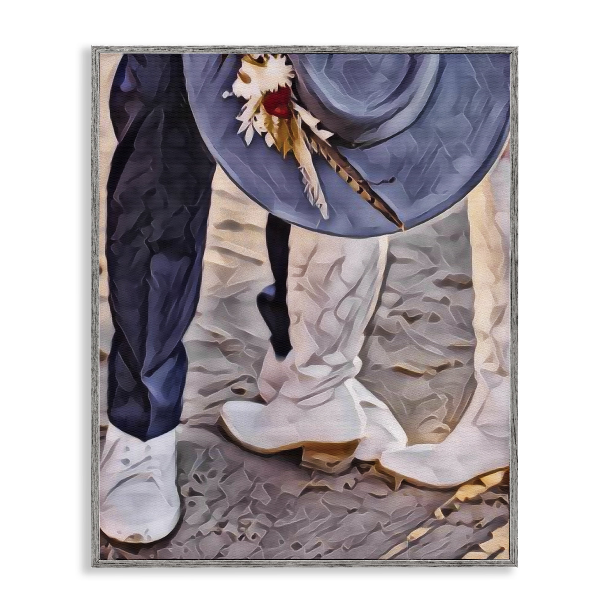 Elope In The Desert Gray Framed Giclee Art, design by Jesse Keith ...