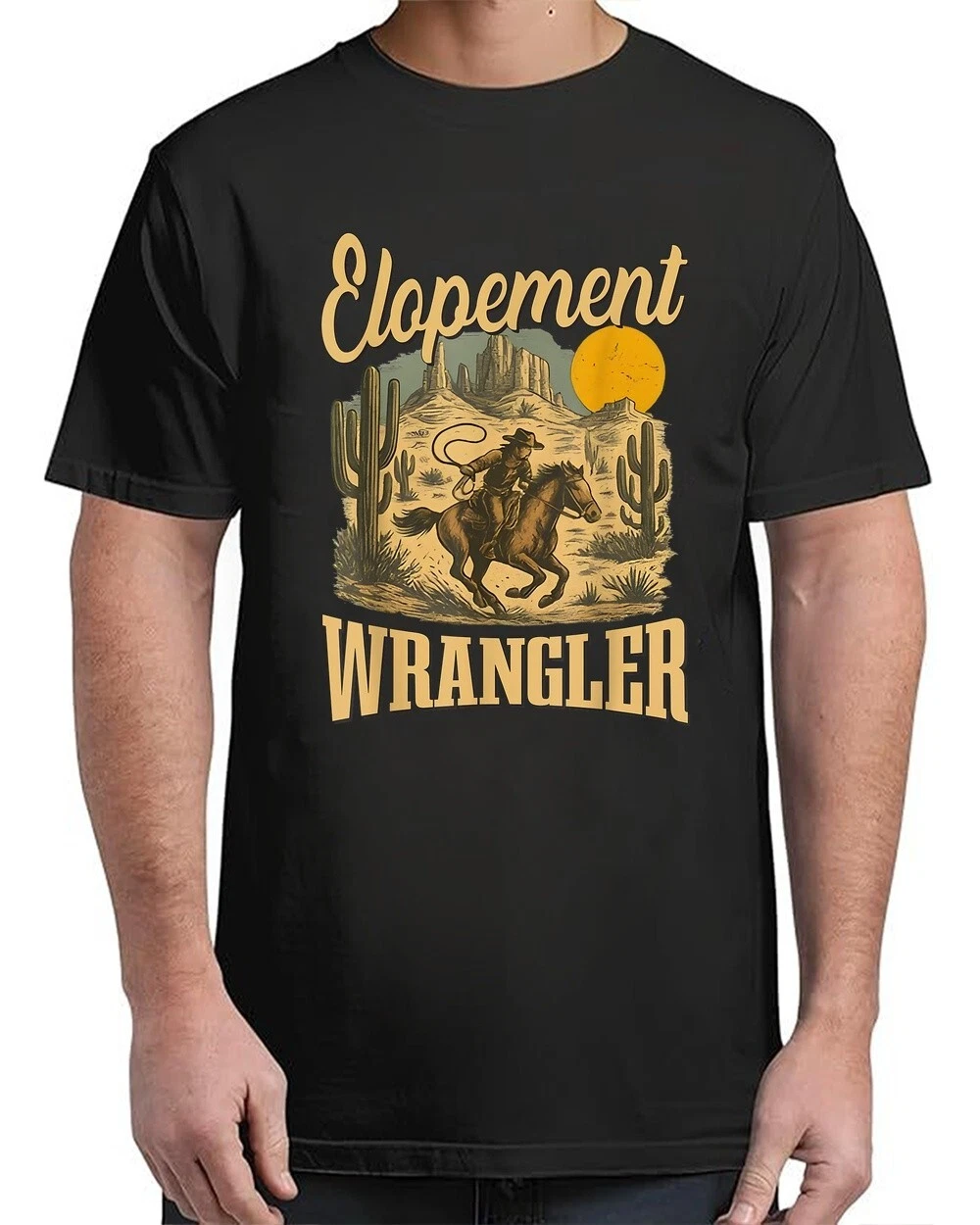 Elopement Wrangler Funny Registered Behavior For Adult S-4XL T-Shirt ...