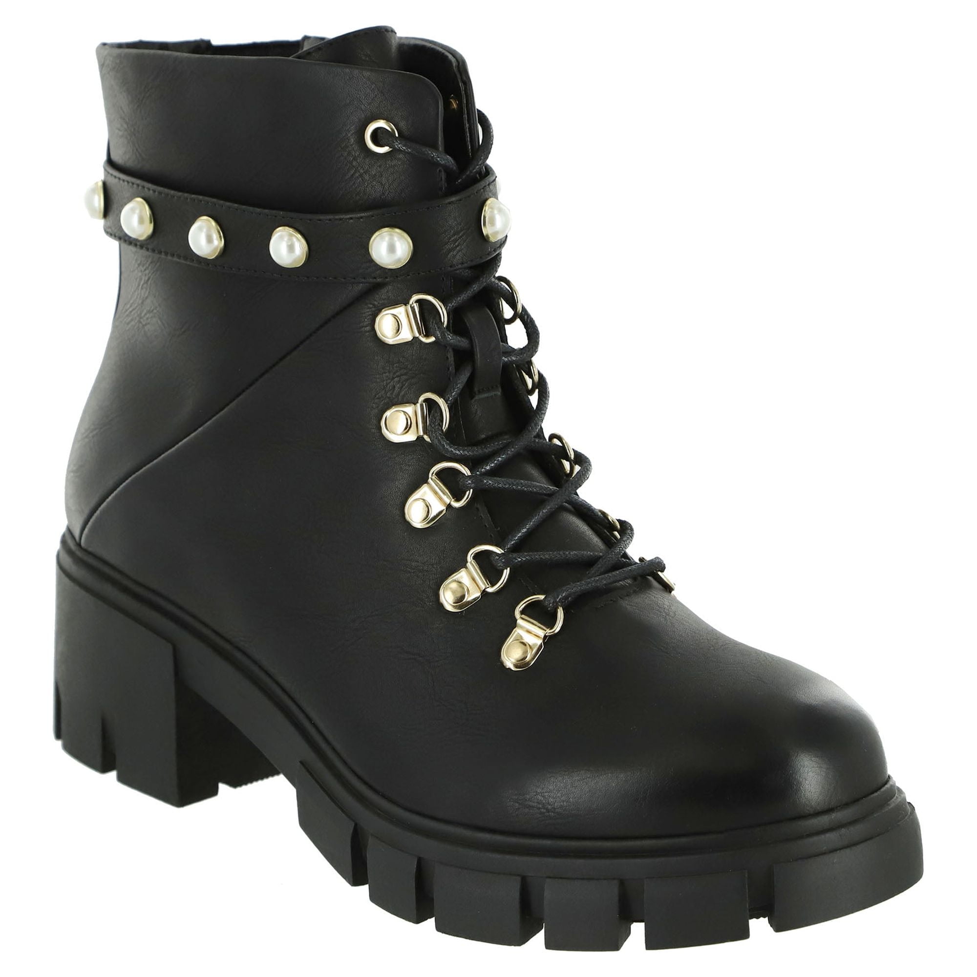 Eloquii Elements Women's Wide Width Embellished Lace Up Boot - Walmart.com