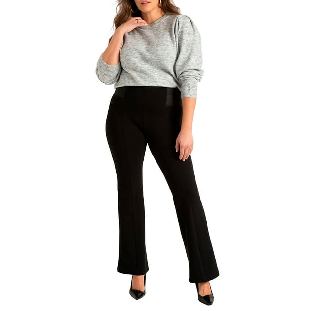 Eloquii Women's Plus Size Miracle Flawless Flare Leg Pant - Walmart.com