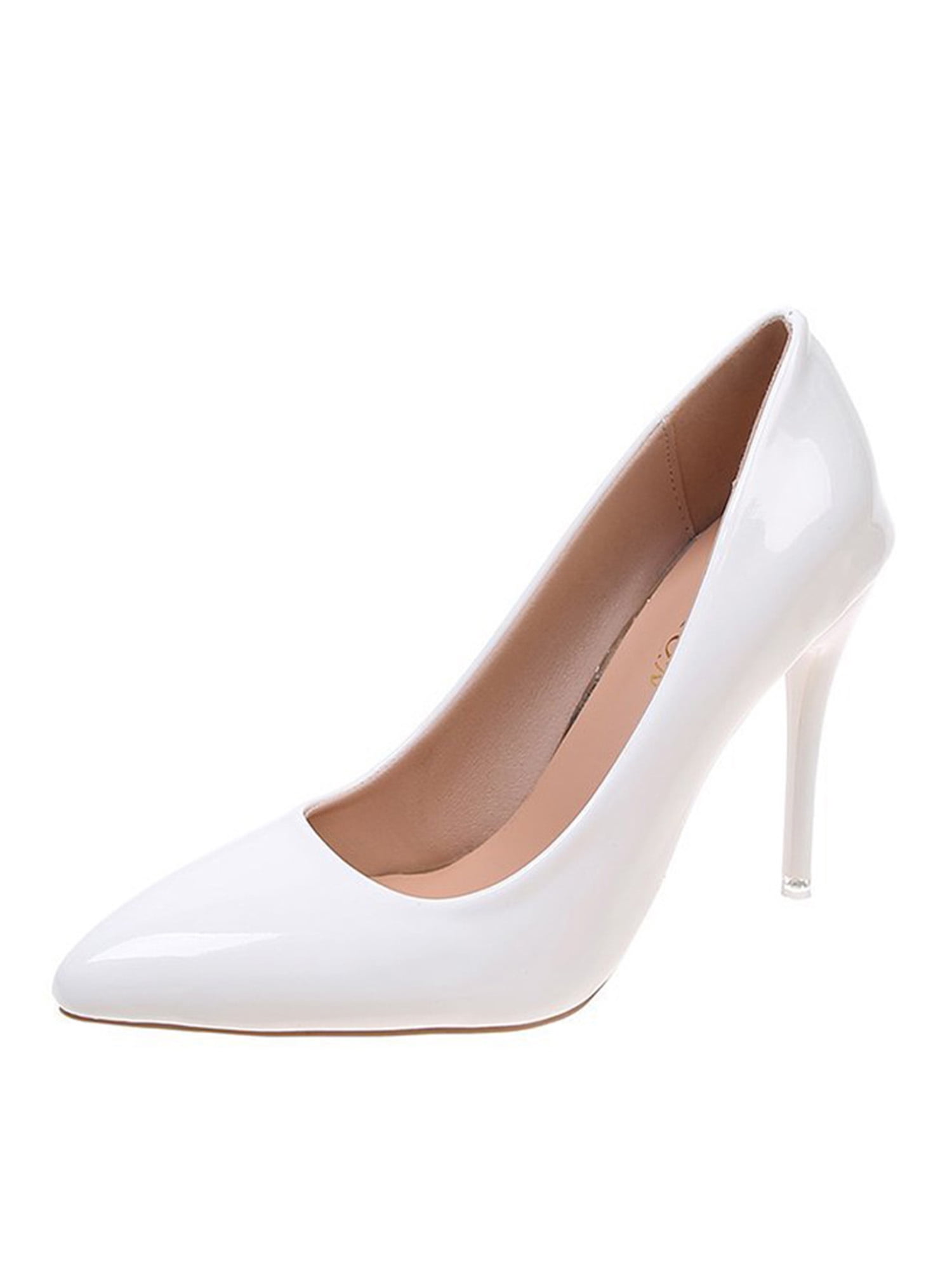 Eloshman Womens Comfort High Heel Pumps Formal Anti-Slip Pointed Toe ...
