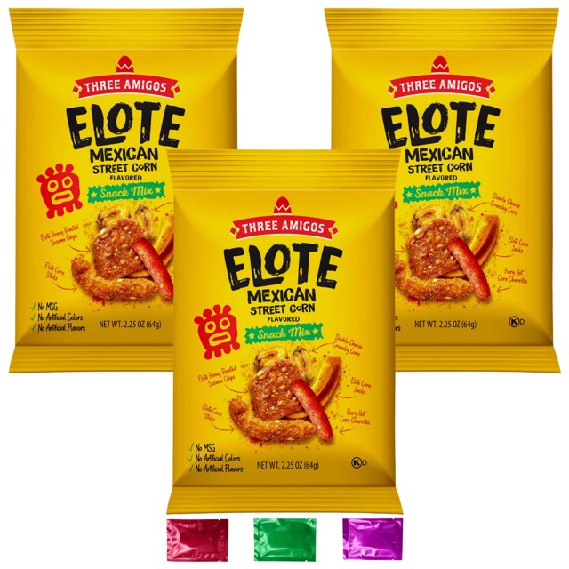 Elote Mexican Street Corn Snack Mix, Deliciously Crunchy Tangy Hot ...