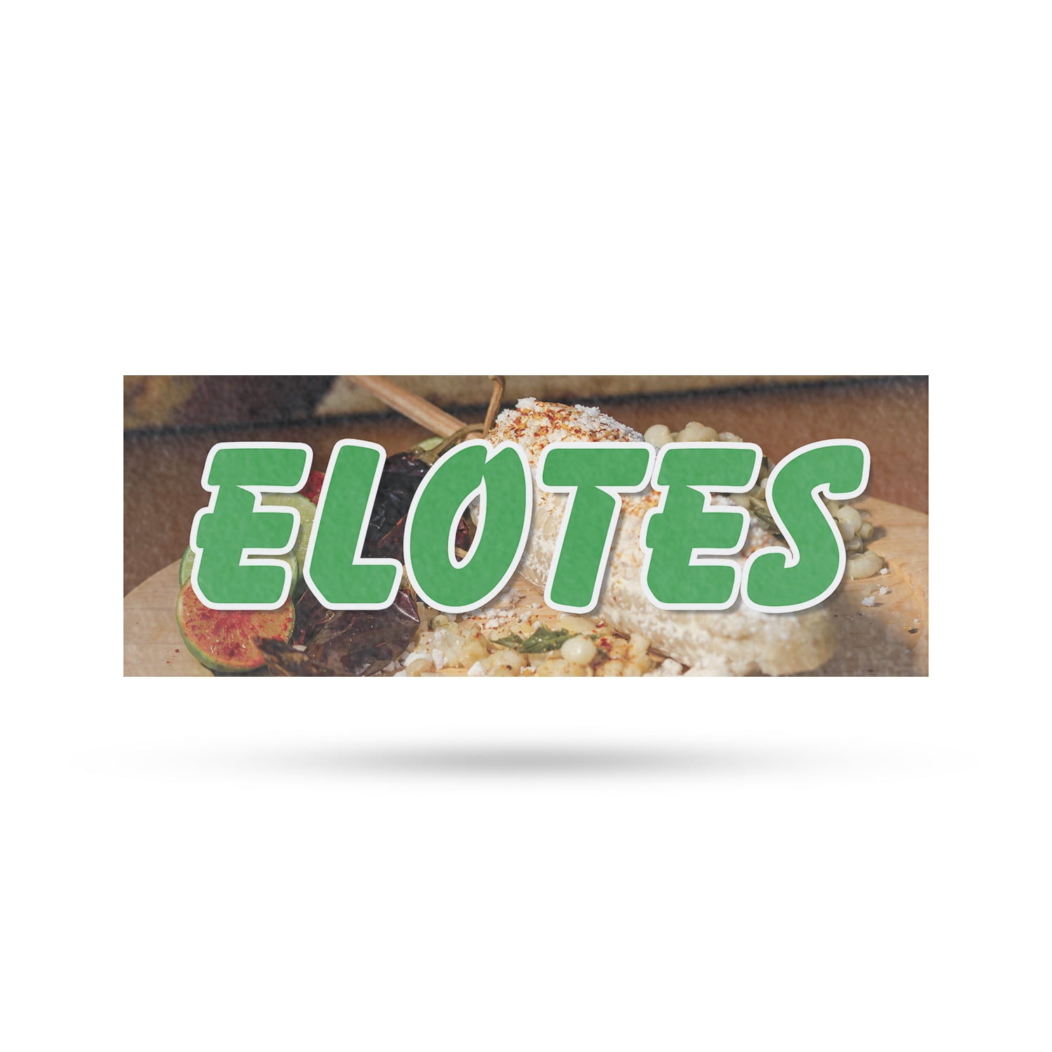 Elotes Vinyl Decal 24 Inch x 9 Inch Weatherproof Heavy-Duty Adhesive ...