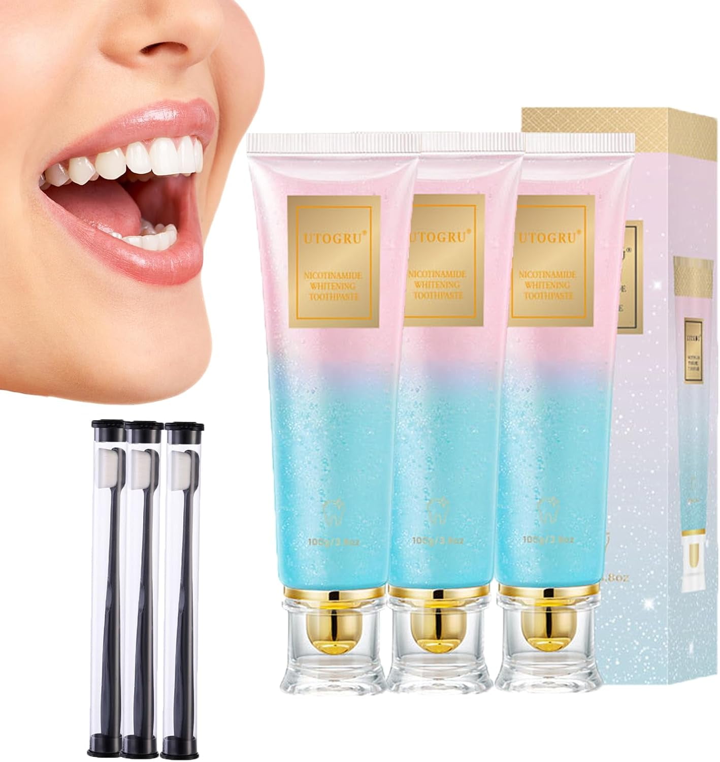 Elovelle Toothpaste, Pipiup Toothpaste, Niacinamide Whitening ...