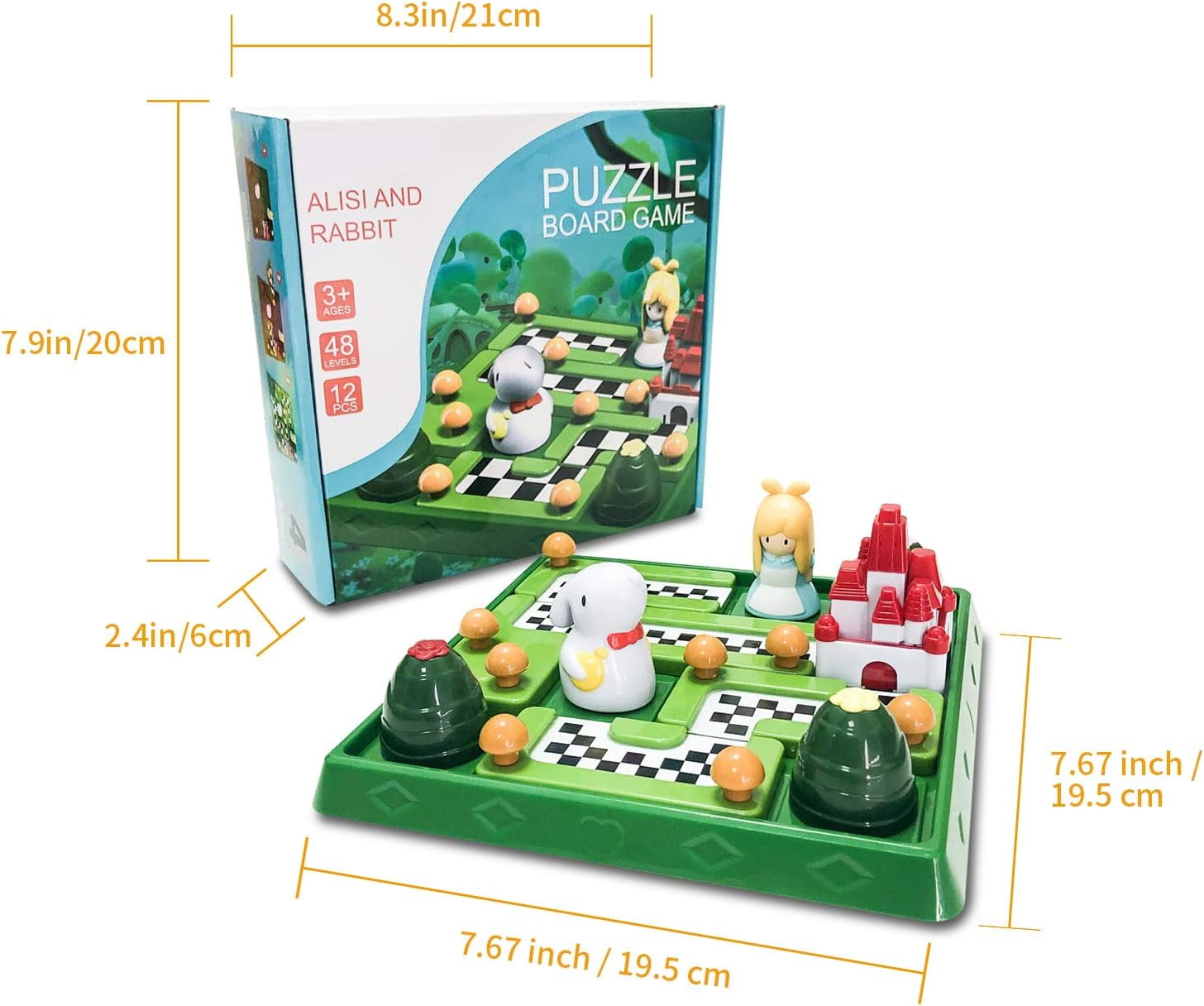Elovien Alisi and Rabbit Educational Puzzle Game - Walmart.com