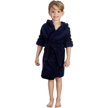 Daniel Tiger Toddler Boys Girls Hooded Plush Fleece Bathrobe Robe ...