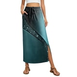 Elowen Floral Skirts for Women Elastic Waist Drawstring Summer Casual ...