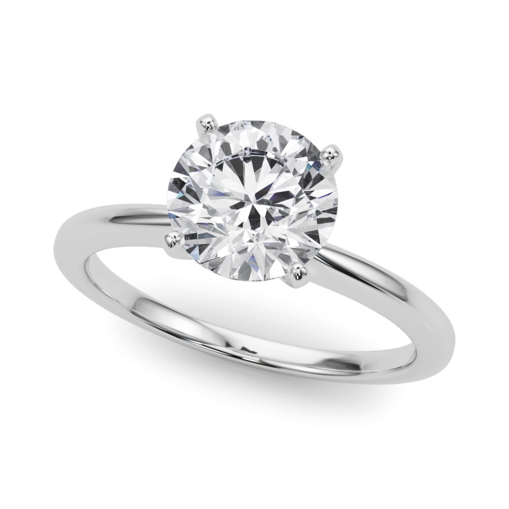 Eloya Jewel 1.7 Ct Round Cut Lab Created Diamond Engagement Ring for ...