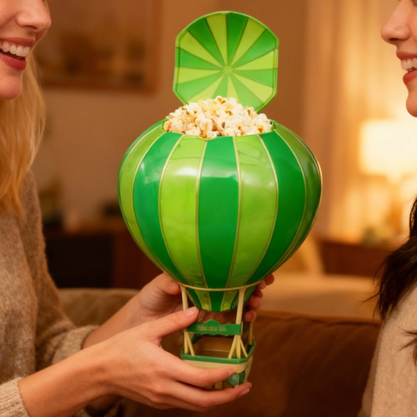 Elphaba Emerald Green Hot Air Balloon Popcorn Bucket, Reusable Movie ...