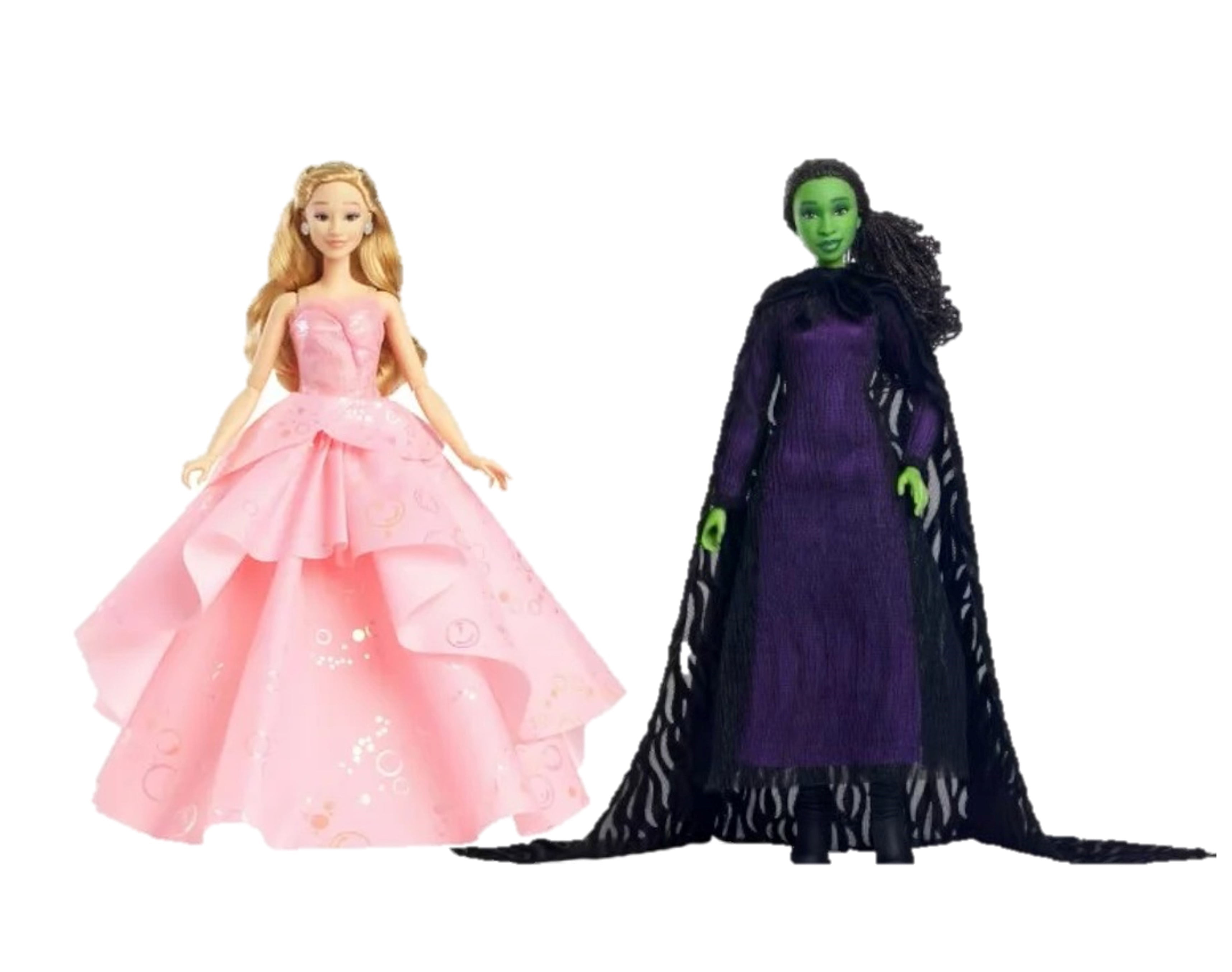 Elphaba & Glinda Fashion Duo: Deluxe Dolls with Removable Outfits ...