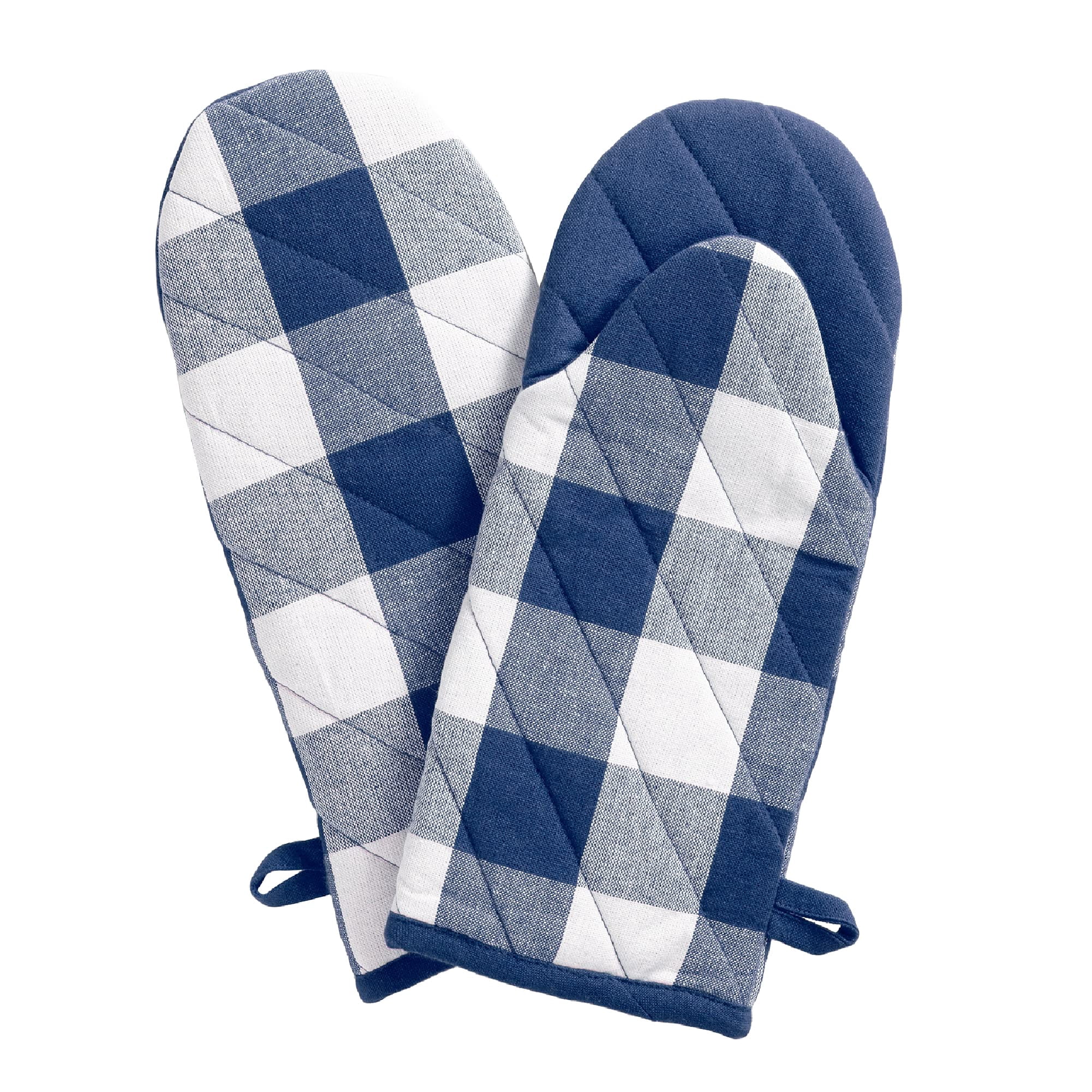 Elrene Home Fashions Farmhouse Living Buffalo-Check Oven Mitt Set ...