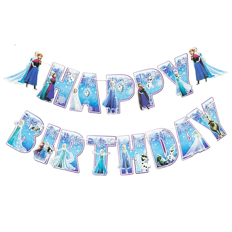 Elsa Banner For Shower Decorations Birthday Banner Party Decoration ...