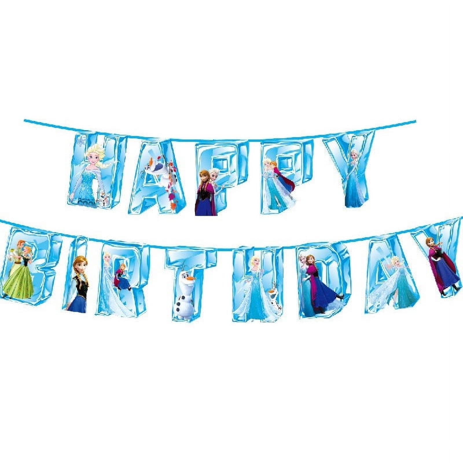 Elsa Banner For Shower Decorations Birthday Banner Party Decoration ...