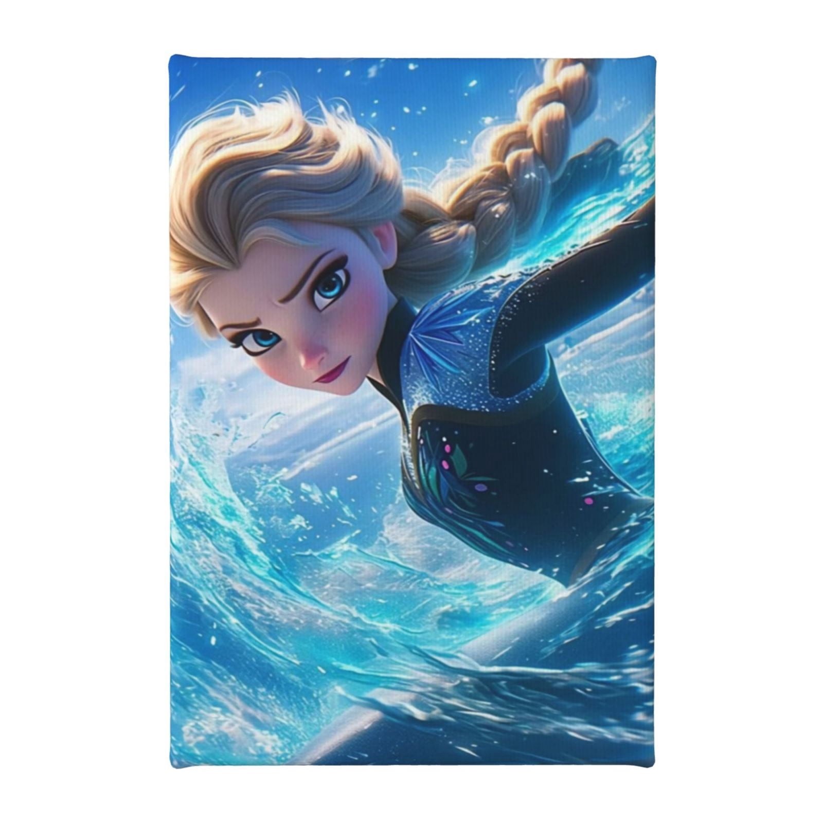 Elsa Frameless Canvas Decorative Painting Personalized Print, Living ...