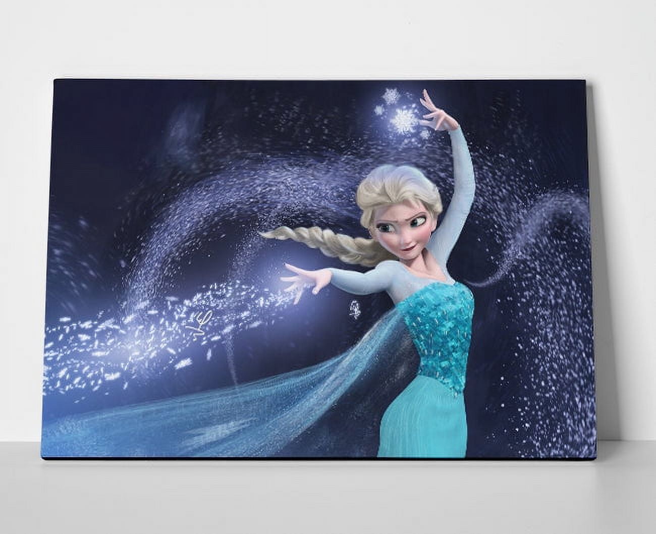 Elsa Frozen Poster or Wrapped Canvas - Walmart.com