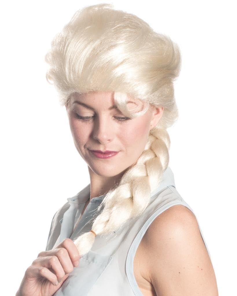 Elsa Ice Queen color BLONDE - Enigma Wigs Winter Snow Braided Frozone ...