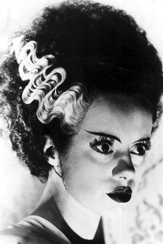 Elsa Lanchester in Bride of Frankenstein striking profile portrait ...