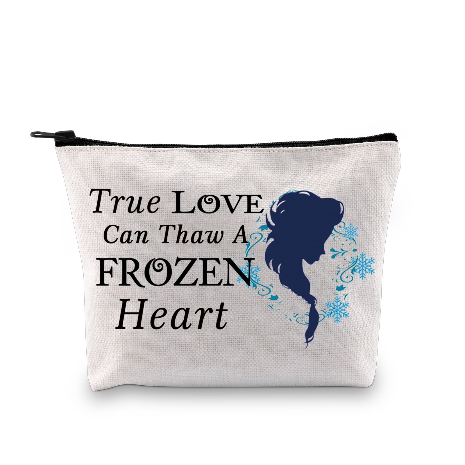 Elsa Princess Cosmetic Make Up Bag Movie Fans Gift True Love Can Thaw A ...