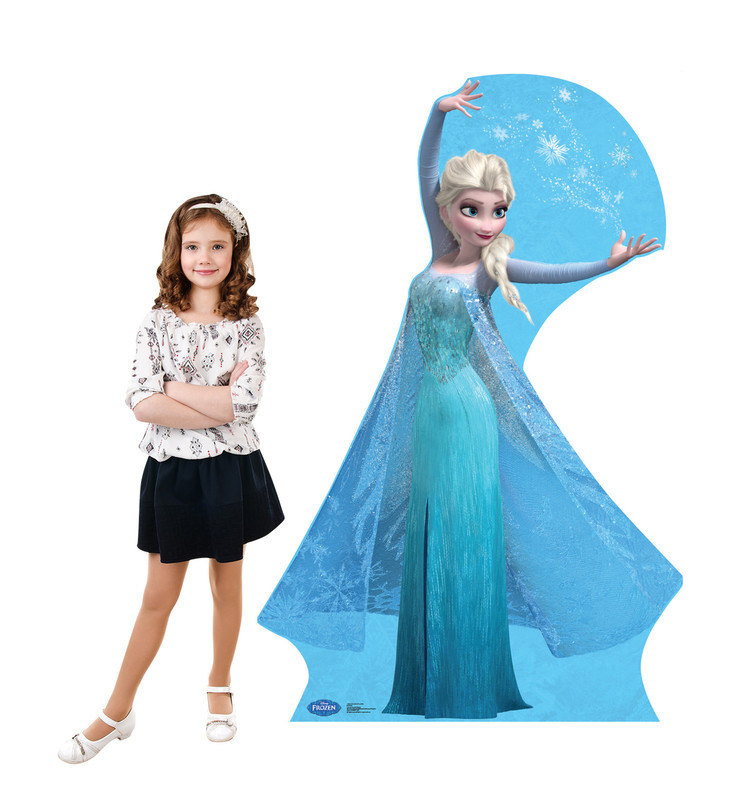 Elsa Snow Flakes (Disney's Frozen) Cardboard Stand-Up, 6ft - Walmart.com