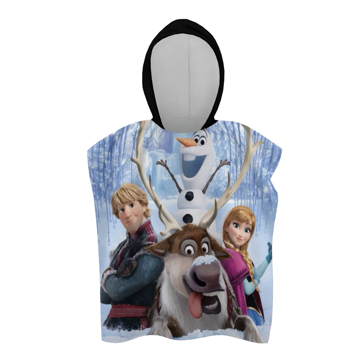 Elsa and Anna Kids Changing Robe Surf Poncho, Kids Beach Towels for ...