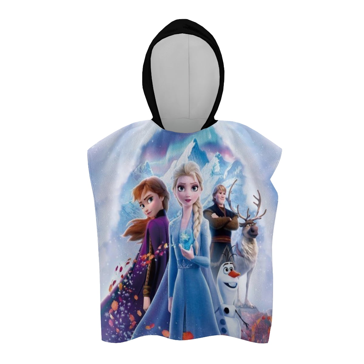 Elsa and Anna Kids Changing Robe Surf Poncho, Kids Beach Towels for ...