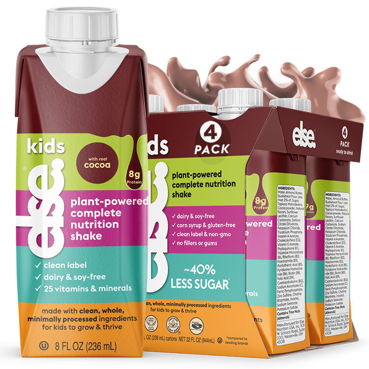 Else Nutrition Kids Nutritional Shake Ready-to-Drink, Chocolate, 4PK ...