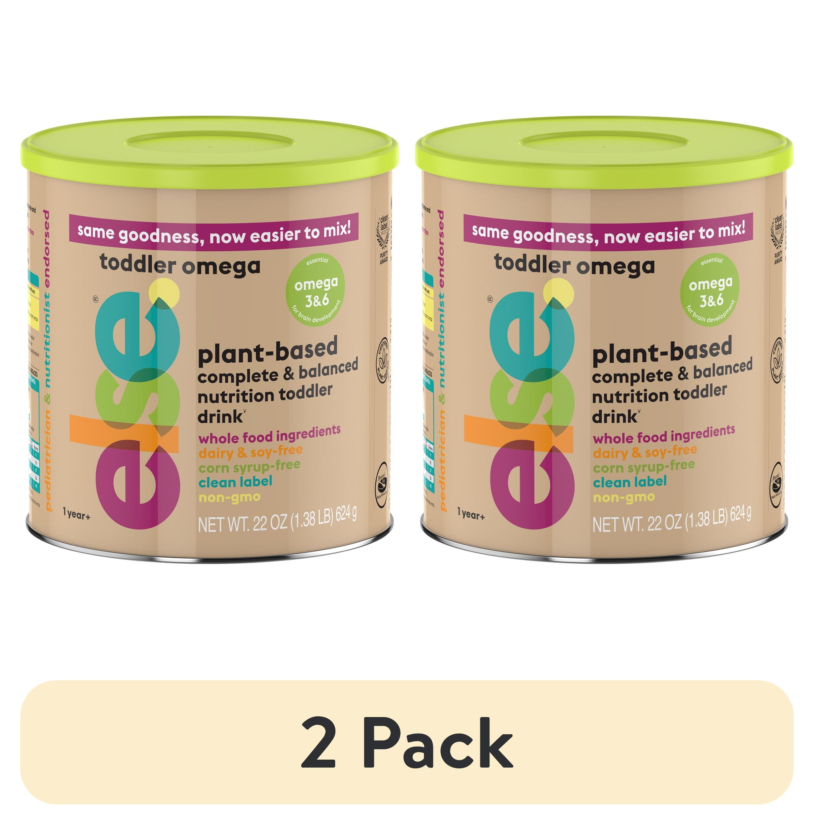 (2 pack) Else Nutrition Toddler Formula w/ Omega 3&6 - Dairy & Lactose ...