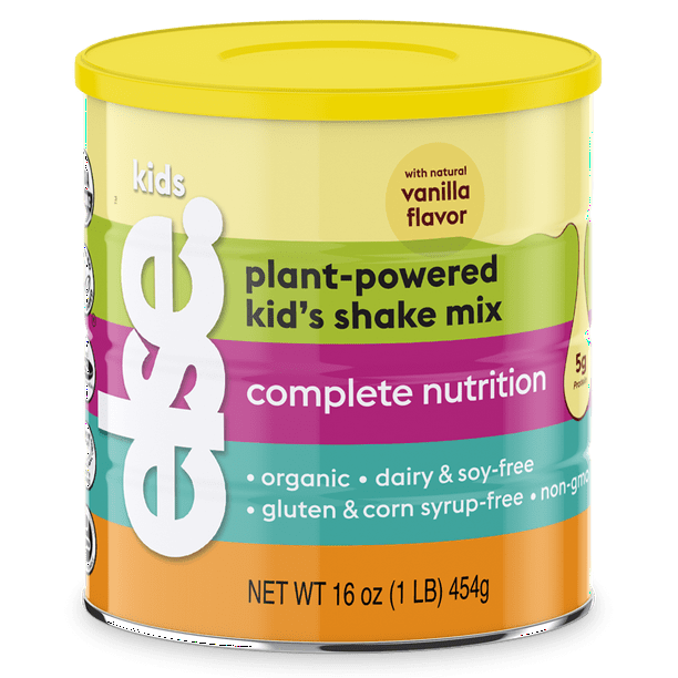 Else Nutrition Plant-Based Kids Protein Shake Powder for Ages 2-12 ...