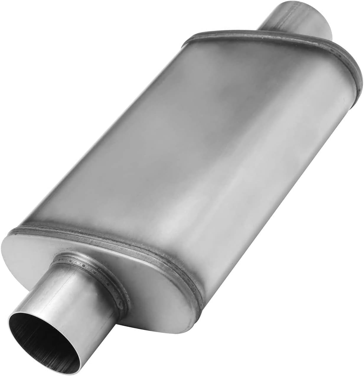 Elshine Universal Exhaust Muffler with Aggressive Sound, Anti-corrosive ...