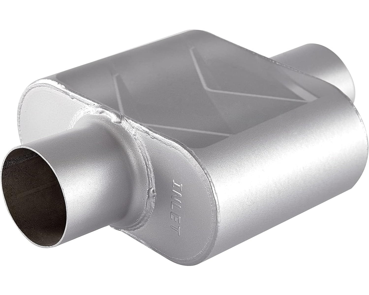 Elshine Universal Exhaust Muffler with Aggressive Sound, Anti-corrosive ...