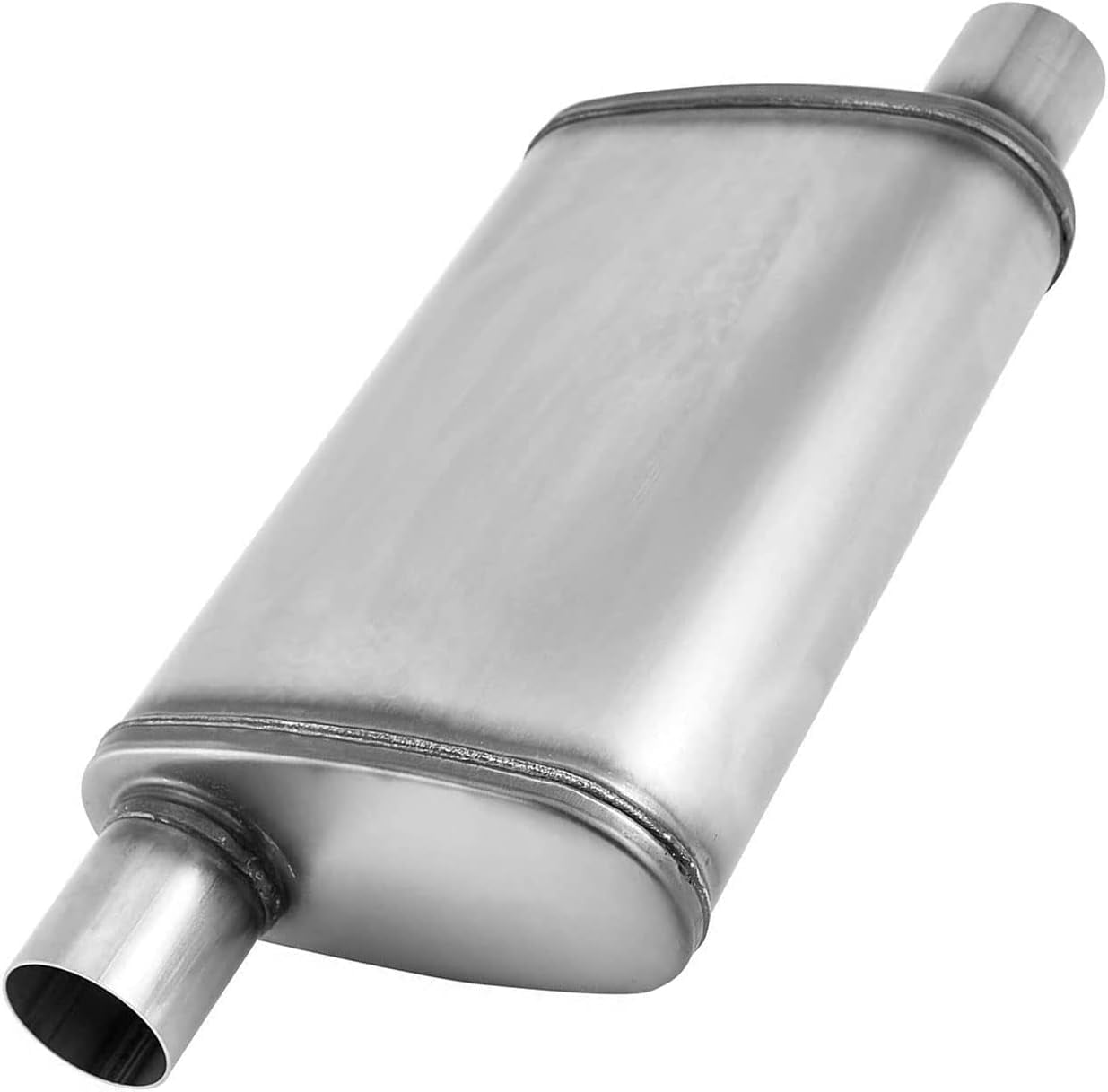 Elshine Universal Exhaust Muffler with Aggressive Sound, Anti-corrosive ...